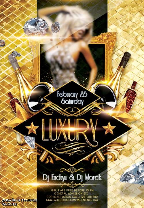 Luxury Psd Flyer Template